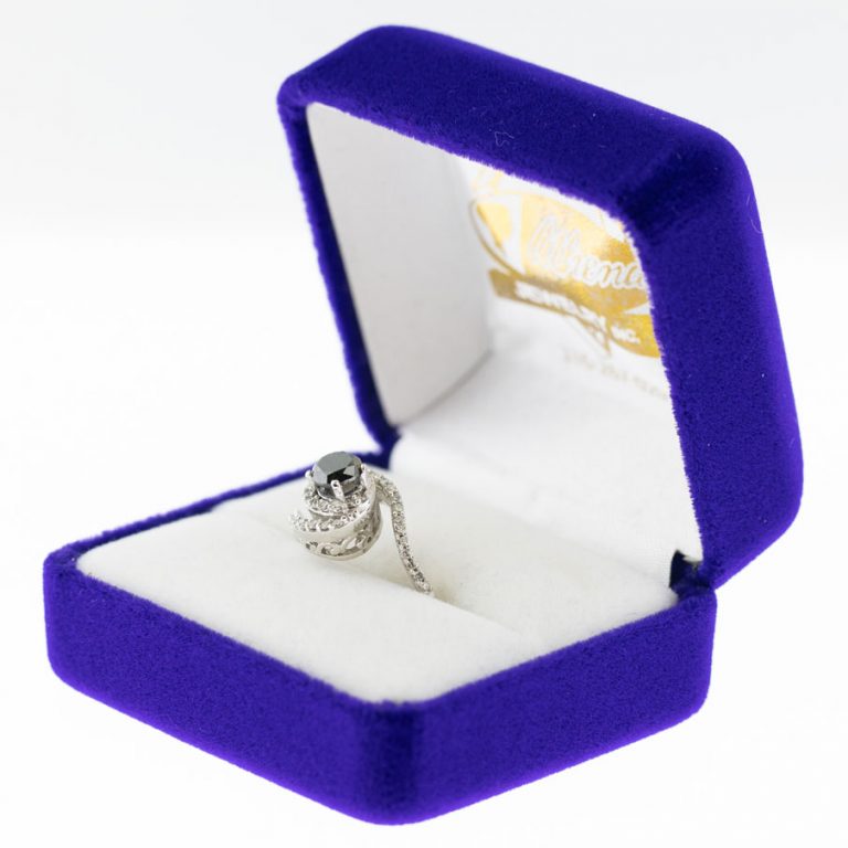 Black and White Diamond Ring - Athena Jewelry